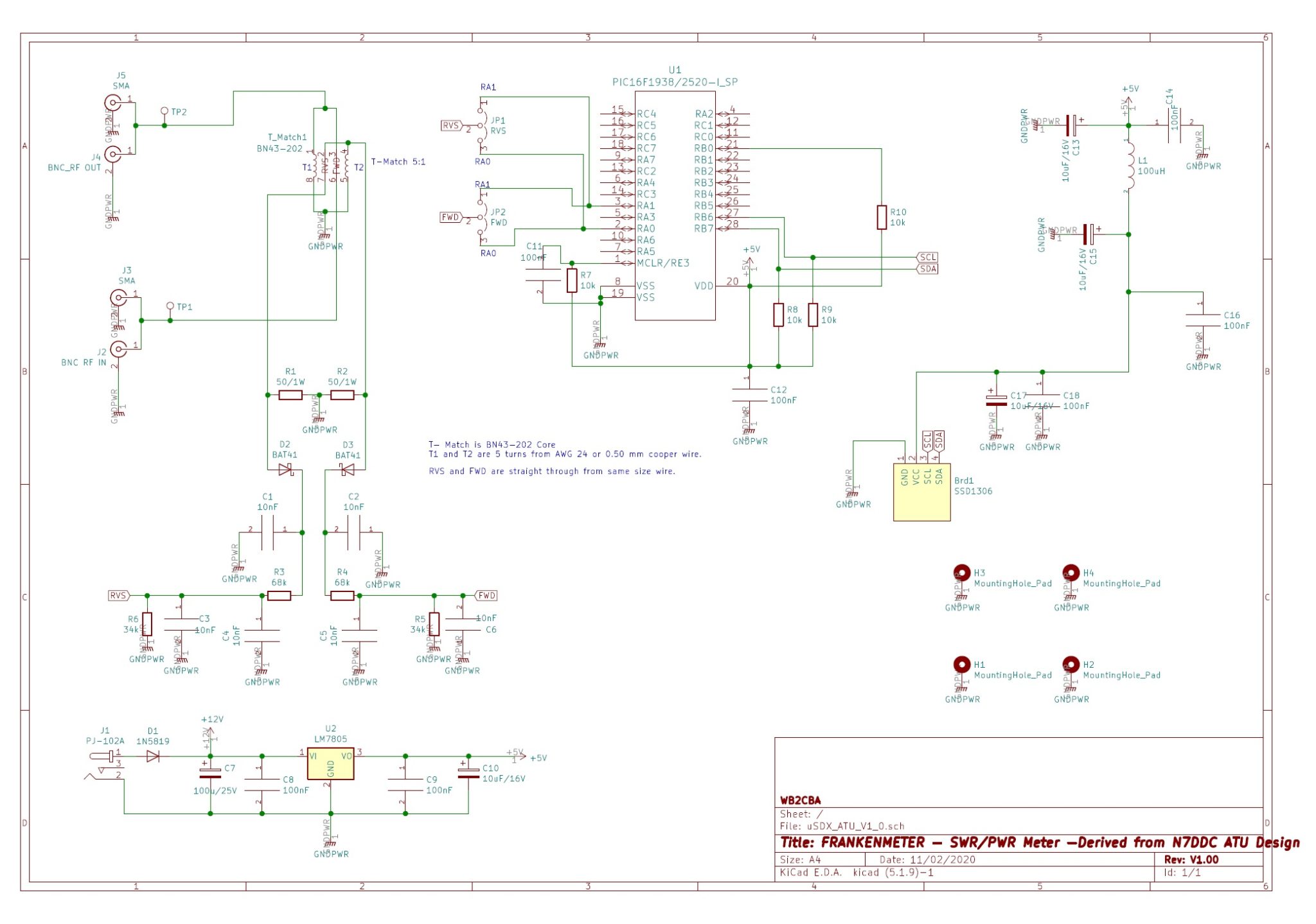 FRANKENMETER – A Simple QRP POWER/SWR METER - Ankara Telsiz ve Radyo ...