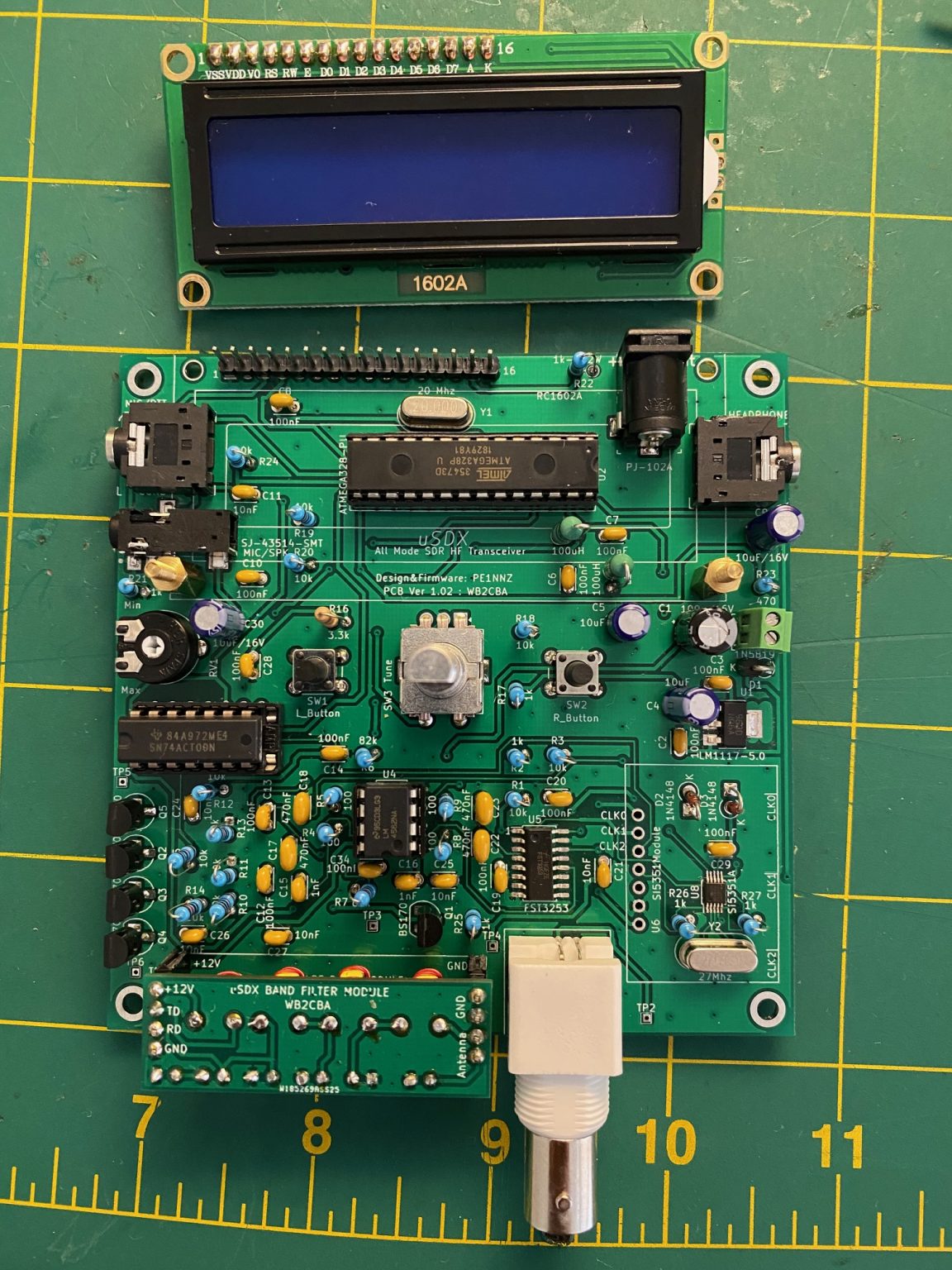 uSDX – An Arduino Based SDR All Mode HF Transceiver – PCB Iteration V1 ...