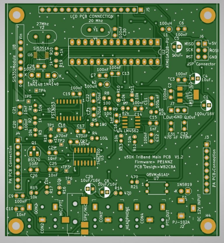 uSDX TriBand SDR All Mode QRP Transceiver - Ankara Telsiz ve Radyo ...